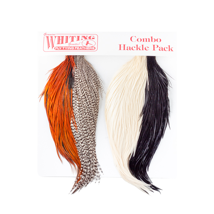 WHITING Dry Fly Hackle Pack Combo -pintaperhoniskat | Perhokalastus.fi